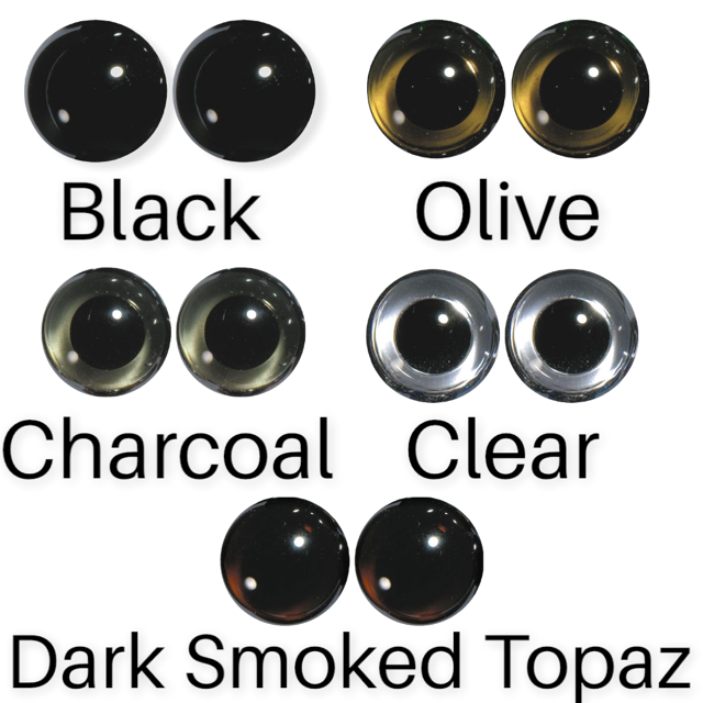 ENGLISH GLASS TEDDY BEAR EYES (ONE PAIR) – Bear Essence