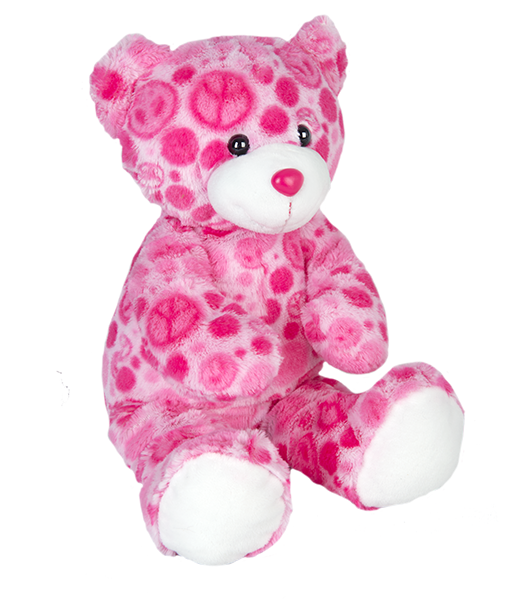 BEARY BUDDY 16" - HARMONY PINK BEAR – Bear Essence